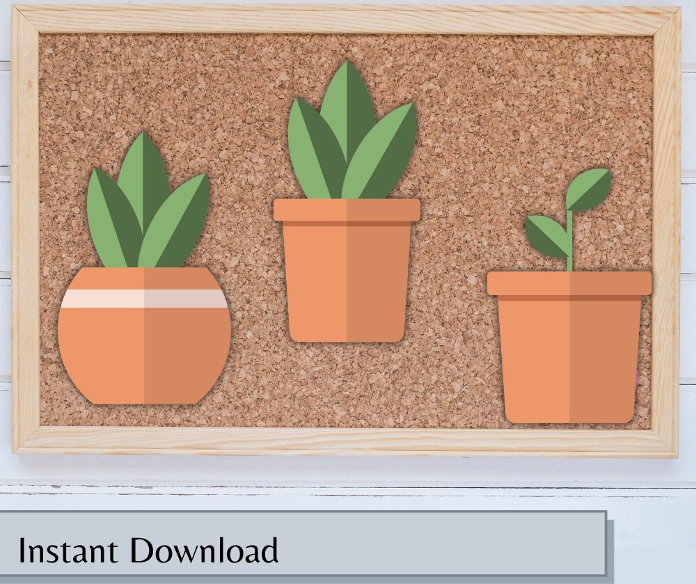 Succulents for Bulletin Board Class Motto - Etsy