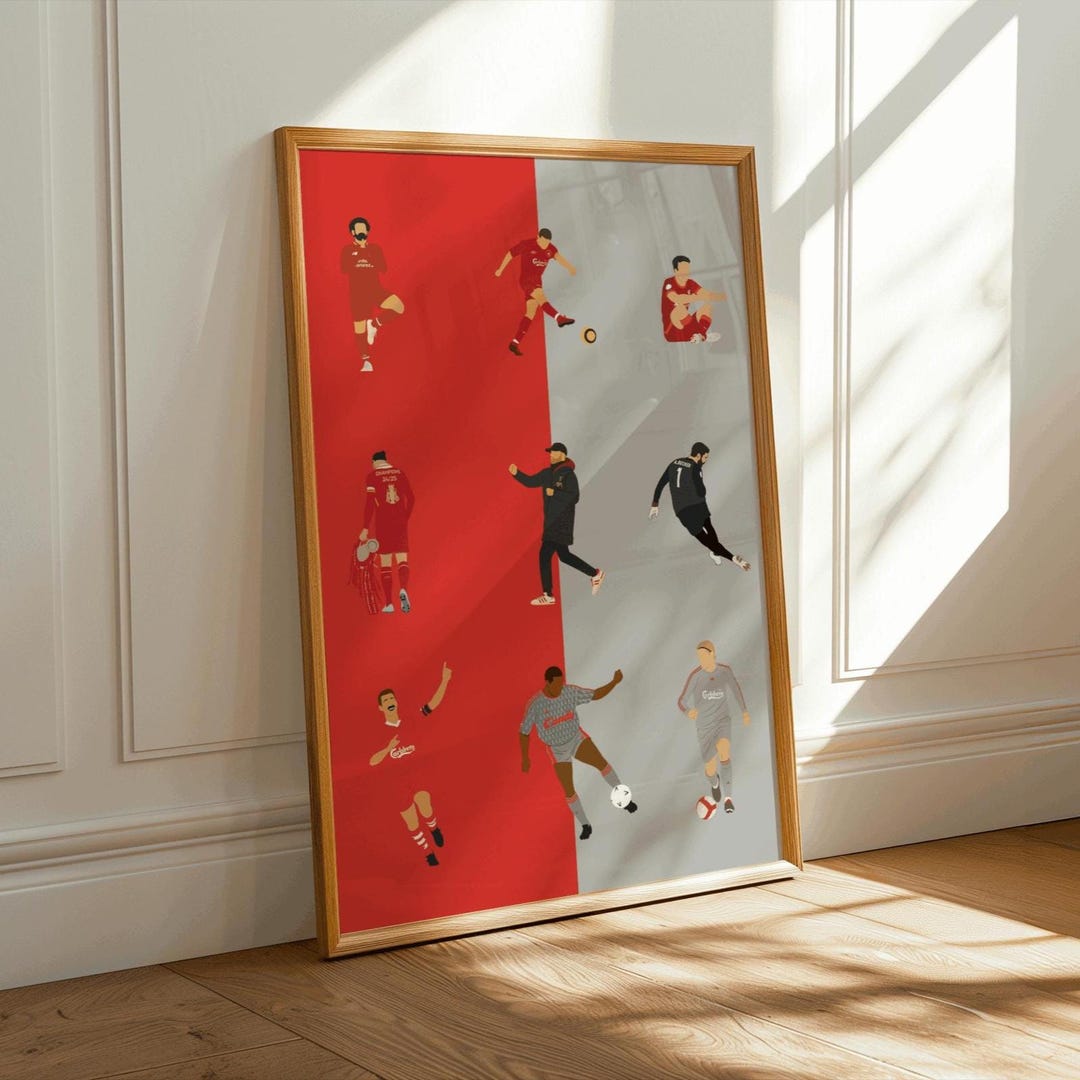 Liverpool FC Wall Art Print – LFC Legends Poster – Liverpool Christmas ...