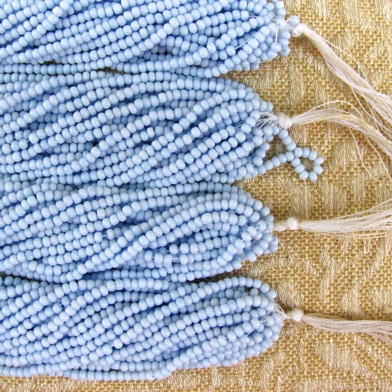 Blue Seed Beads - Etsy