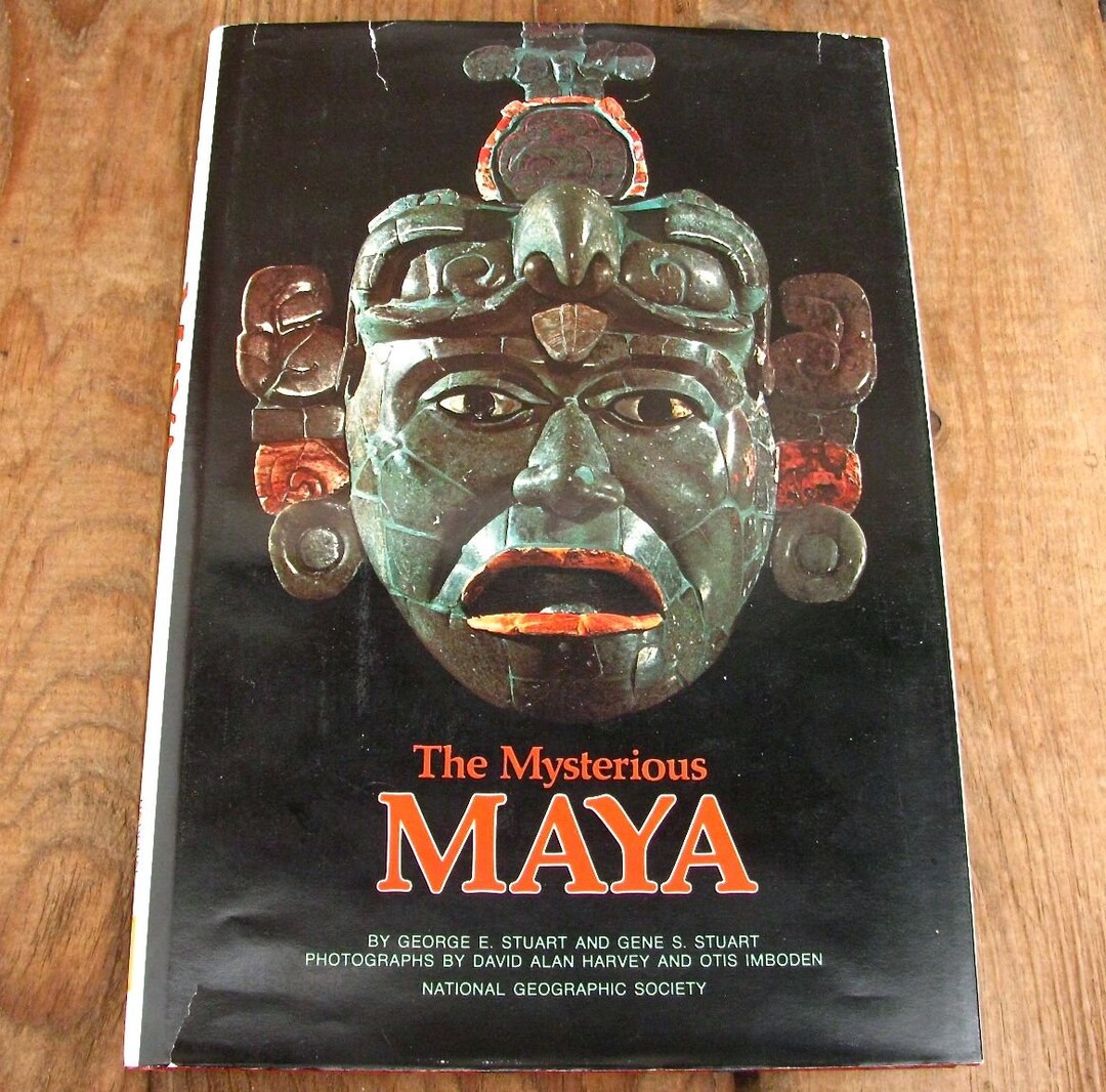 The Mysterious Maya by George E. Stuart 1977 National - Etsy