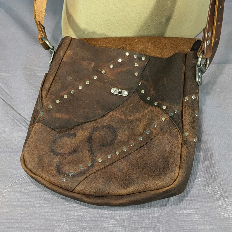 Large Shoulder Bag - Russet With Brand - Etsy