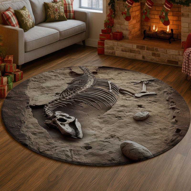 Dinosaur Skeleton Carpet - Etsy