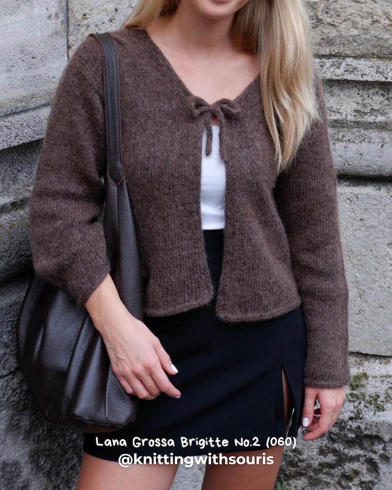 Knitting Pattern | Knot Today Cardigan - English - Etsy