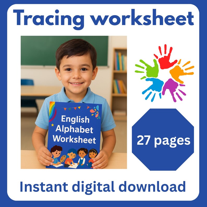 ABC Tracing Worksheets for Kids | Alphabet Handwriting Practice ...