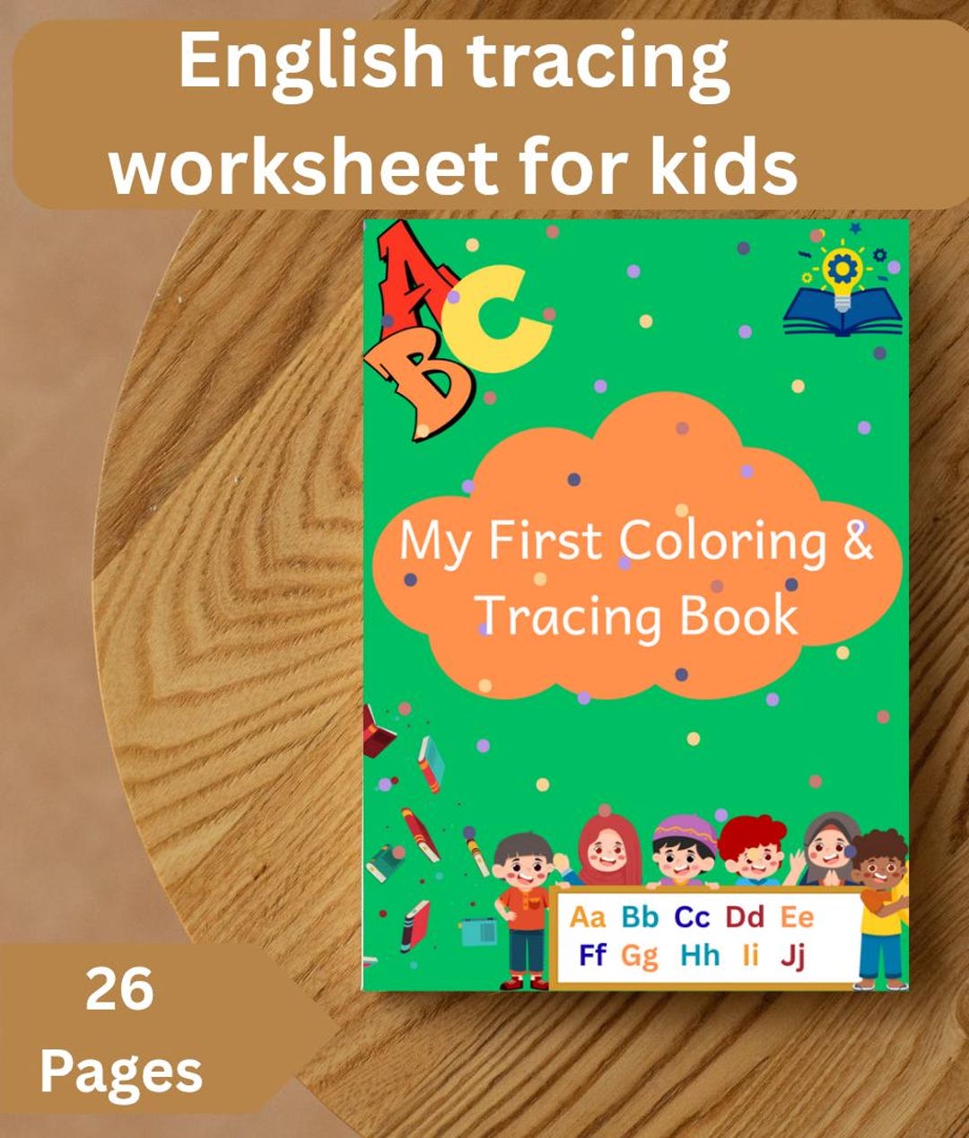 ABC Tracing and Coloring Worksheets – A to Z Alphabet Practice for Kids ...