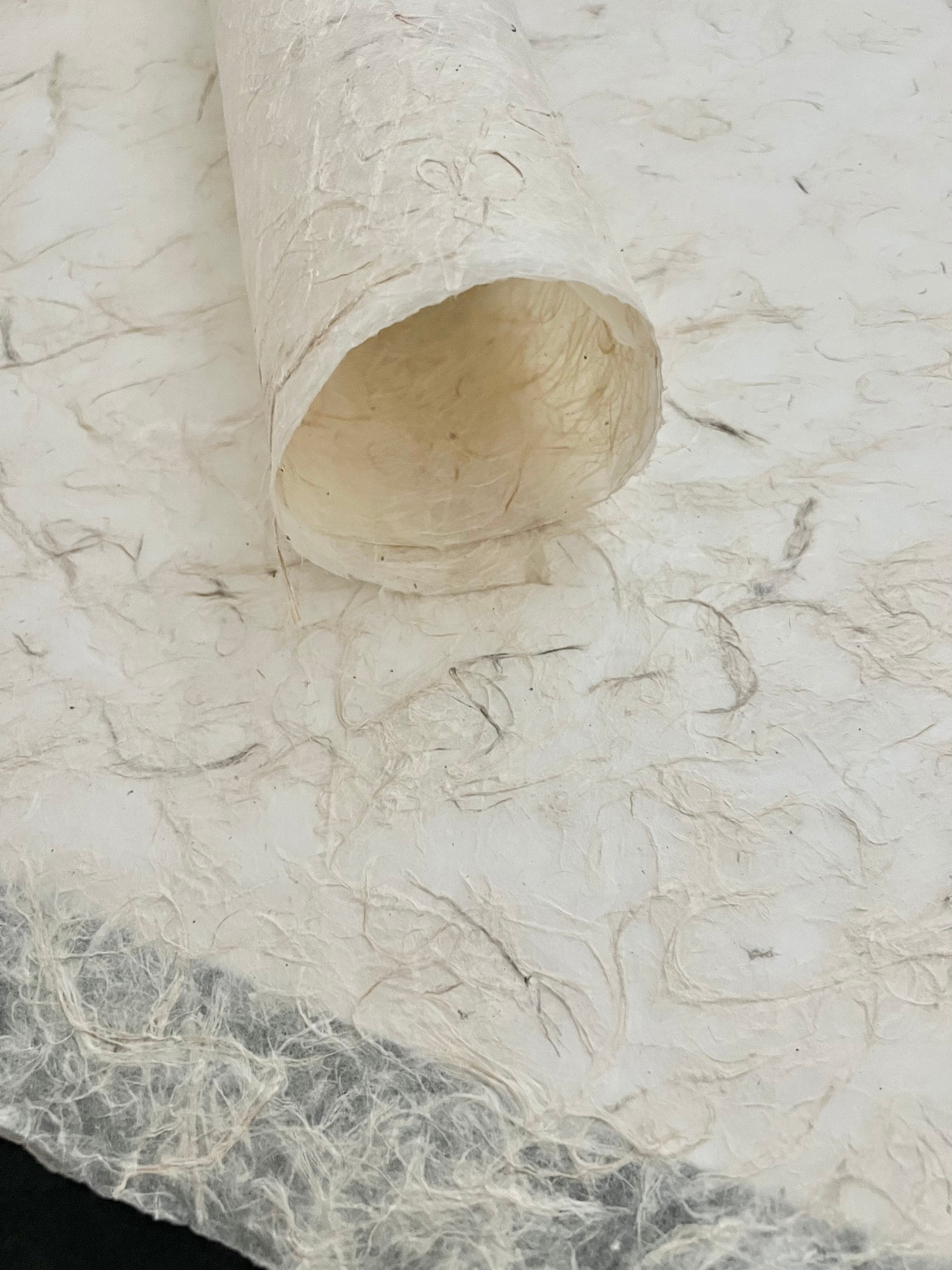 Fiber Decorative Handmade Paper, Light Natural White Colors, Eco ...