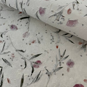 Mulberry Flower Paper Sheet, Handmade Decorative Paper, Handmade Paper ...