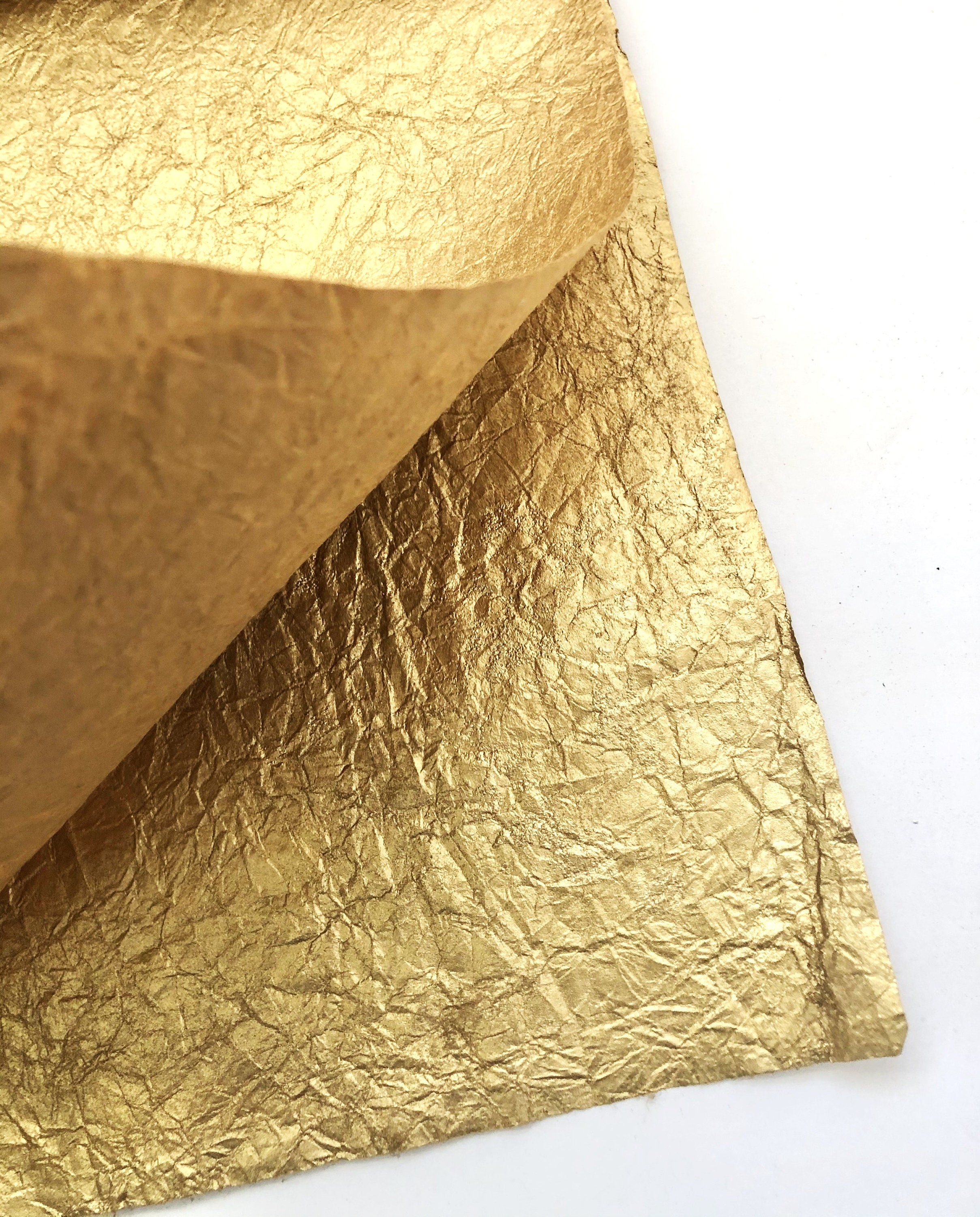 Metallic Handmade Mulberry Paper Scrapbook Paper Gold Momi - Etsy