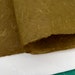 Fiber Decorative Handmade Paper, Natural Dark Olive Colors, Eco ...
