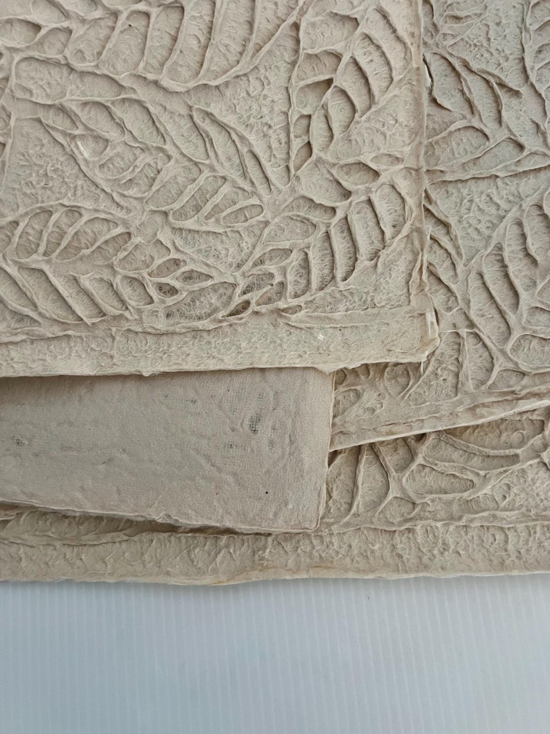 Deckle Edge Mulberry Paper Craft Supply Handmade Paper Eco Friendly ...