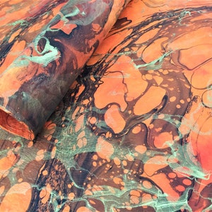 Handmade Paper Mulberry Paper Marble Paper Envelope Liners - Etsy