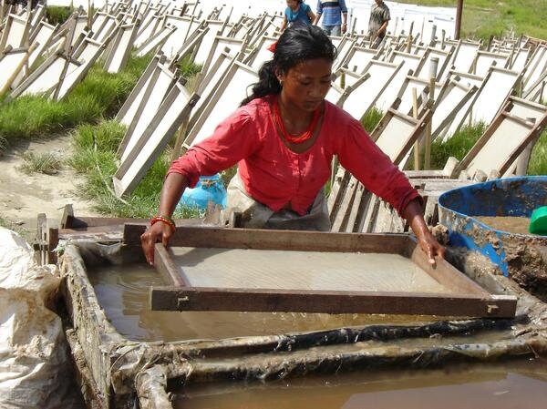 Nepalese Handmade Paper Sheet Lokta Decorative Paper With - Etsy