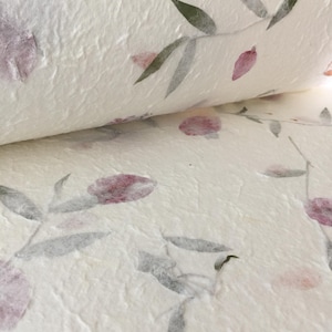 Mulberry Flower Paper Sheet, Handmade Decorative Paper, Handmade Paper ...