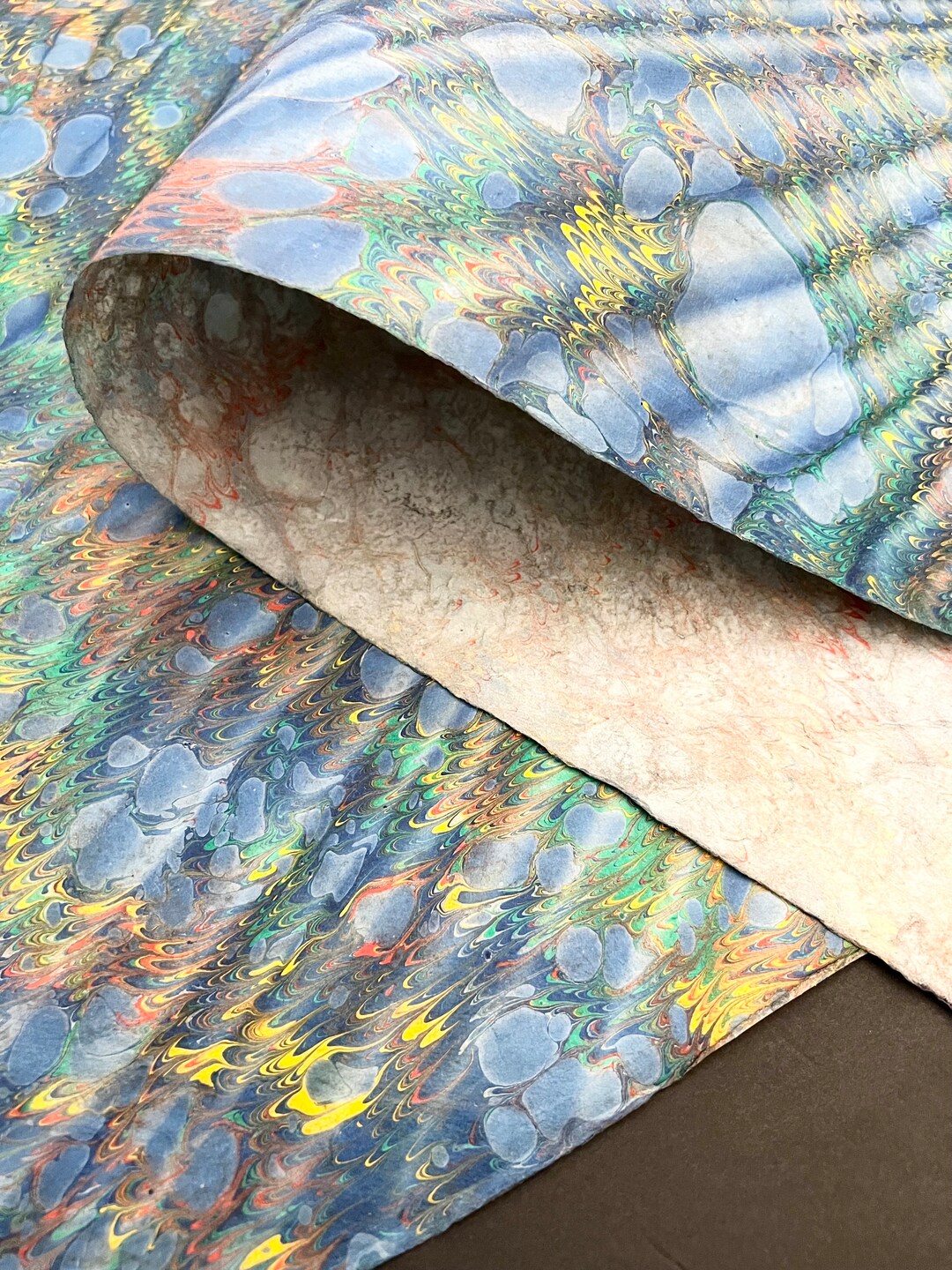 Handmade Marble Art Paper From Nepal, Marble Effect Decor Paper, Marble ...