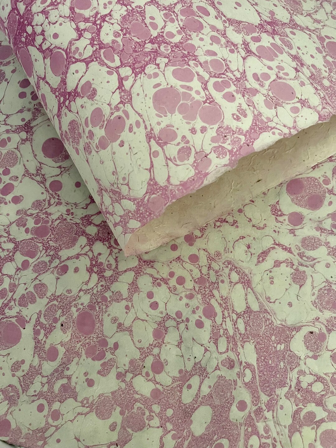 Bookbinding Marble Paper, Hand Marbled Paper, Art Supplies Sustainable ...