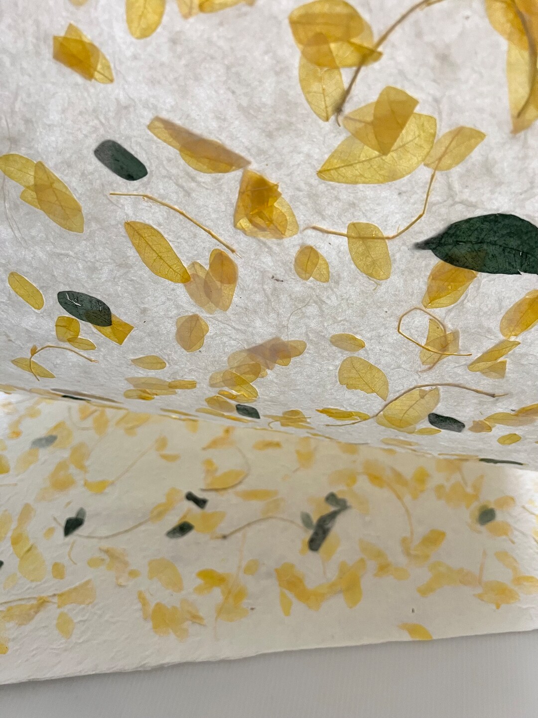 Handmade Paper, Natural CRAFT PAPER, Flower Petal Paper, Decorative ...