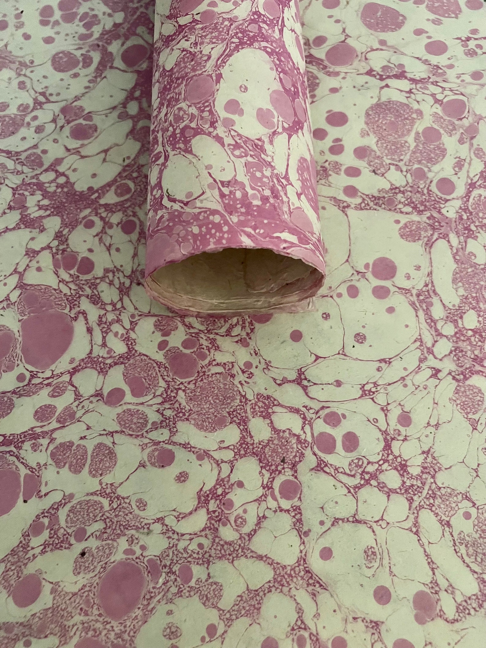Bookbinding Marble Paper, Hand Marbled Paper, Art Supplies Sustainable ...