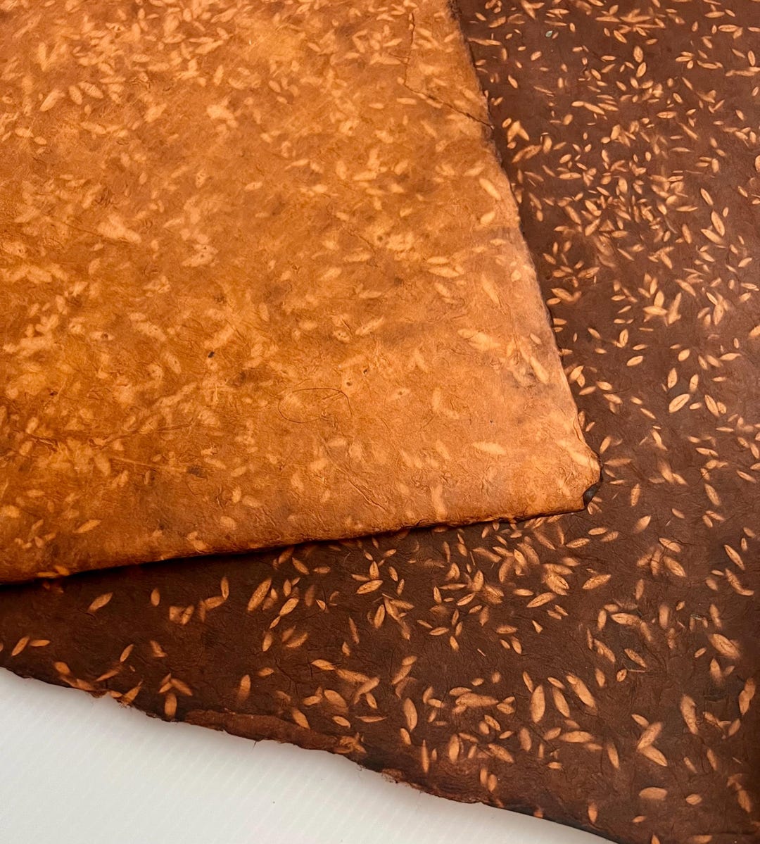 Handmade Sun Dyed Paper, Japanese Pattern Natural Paper, Crafts With ...