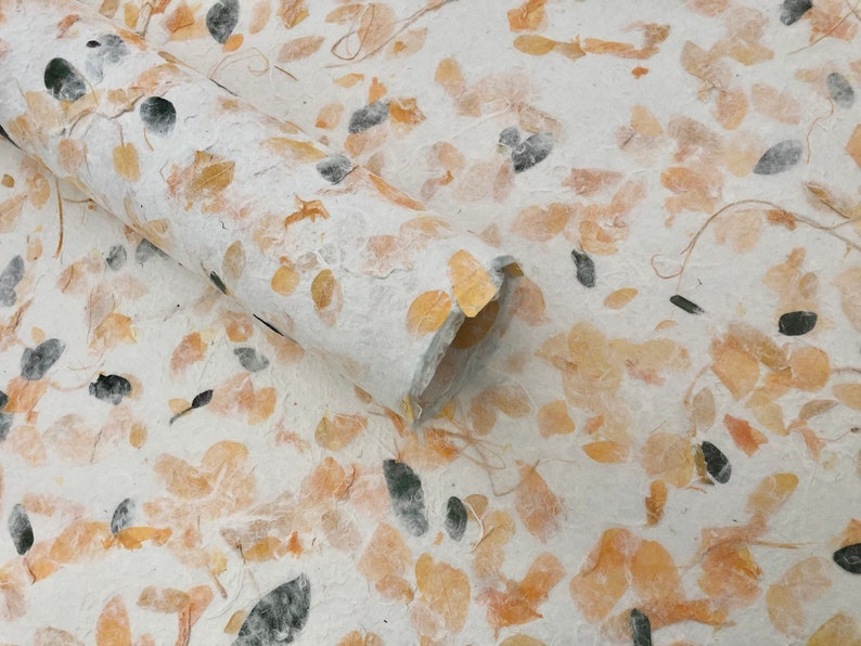 Handmade Paper Natural CRAFT PAPER Flower Petal Paper - Etsy