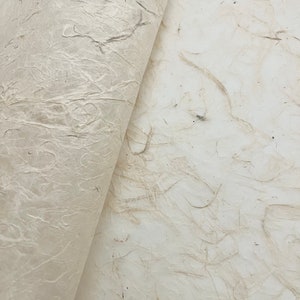 Fiber Decorative Handmade Paper, Light Natural White Colors, Eco ...