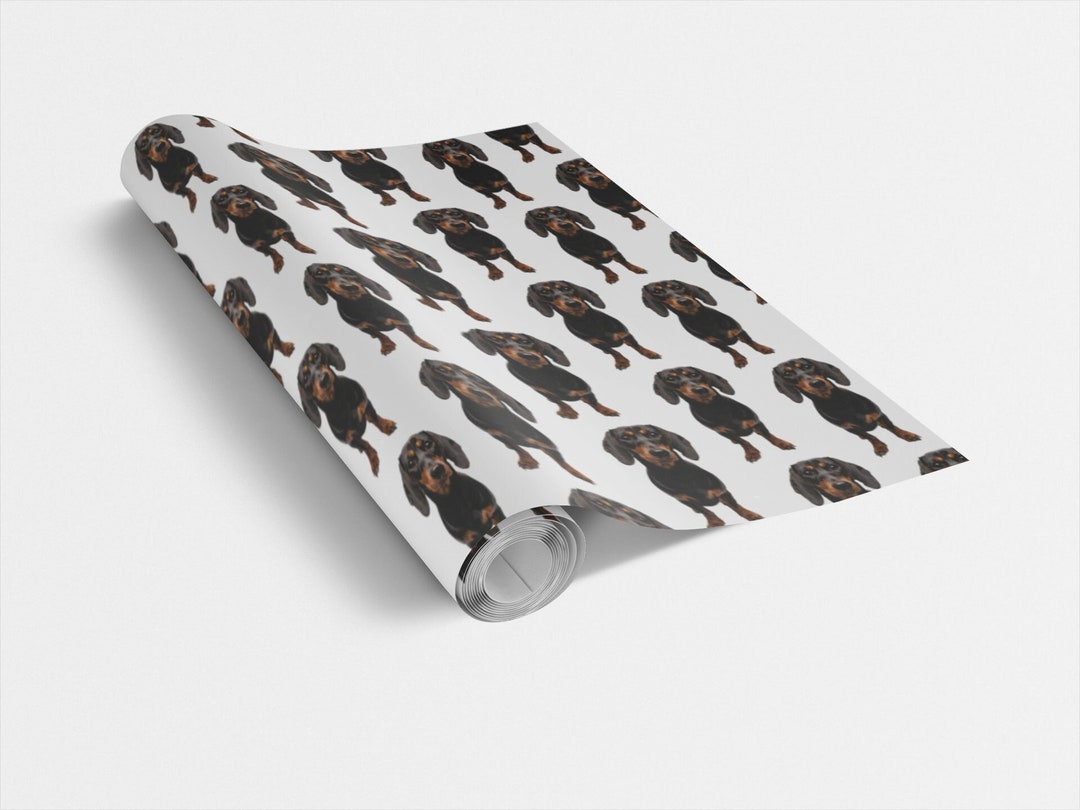 Personalized Gift Wrap, Custom Gift Paper, Custom Dog Face Paper, Funny ...