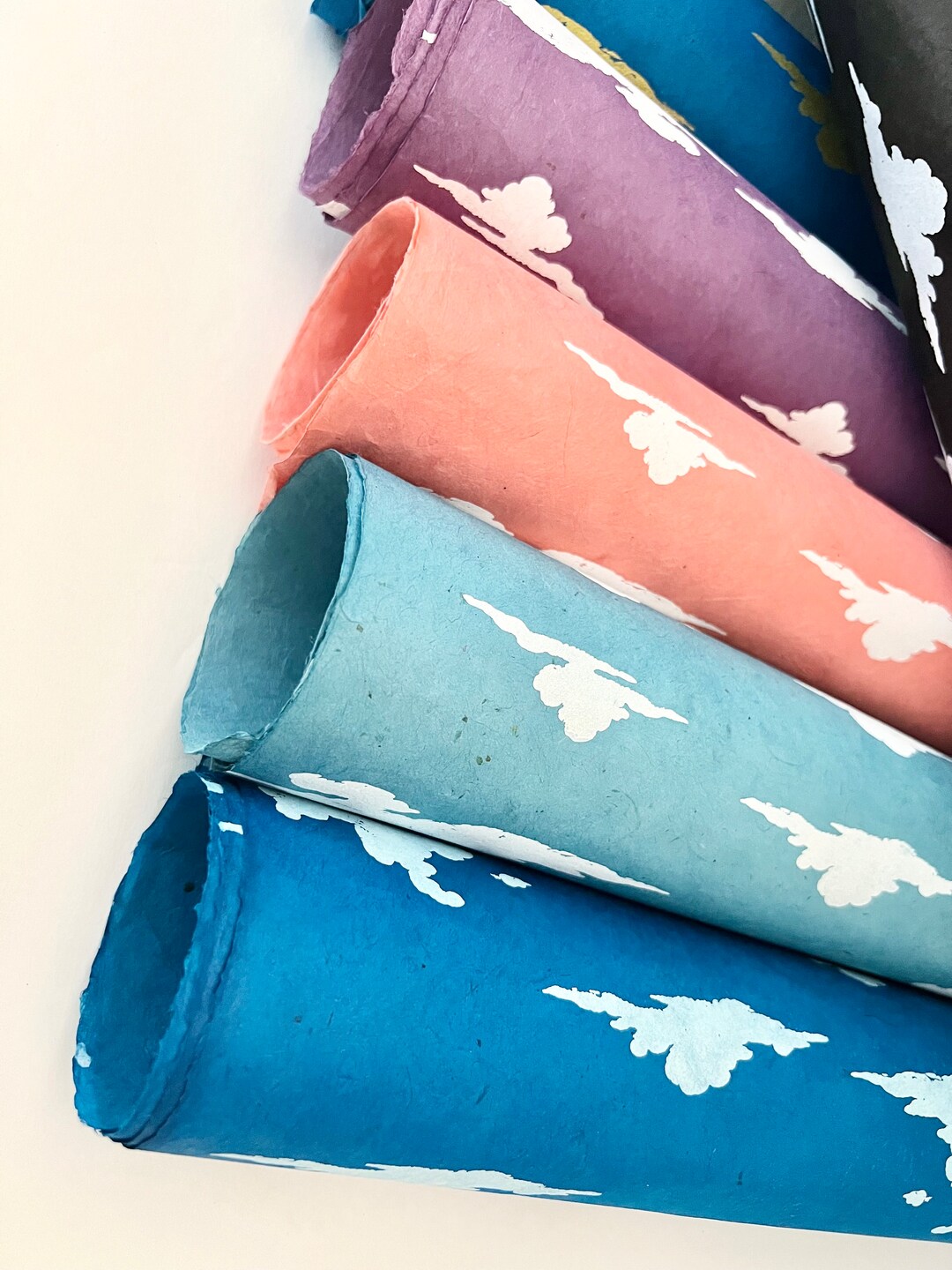 Cloud Decorative Paper, Lokta Paper, Nepalese Paper, Handmade Paper ...