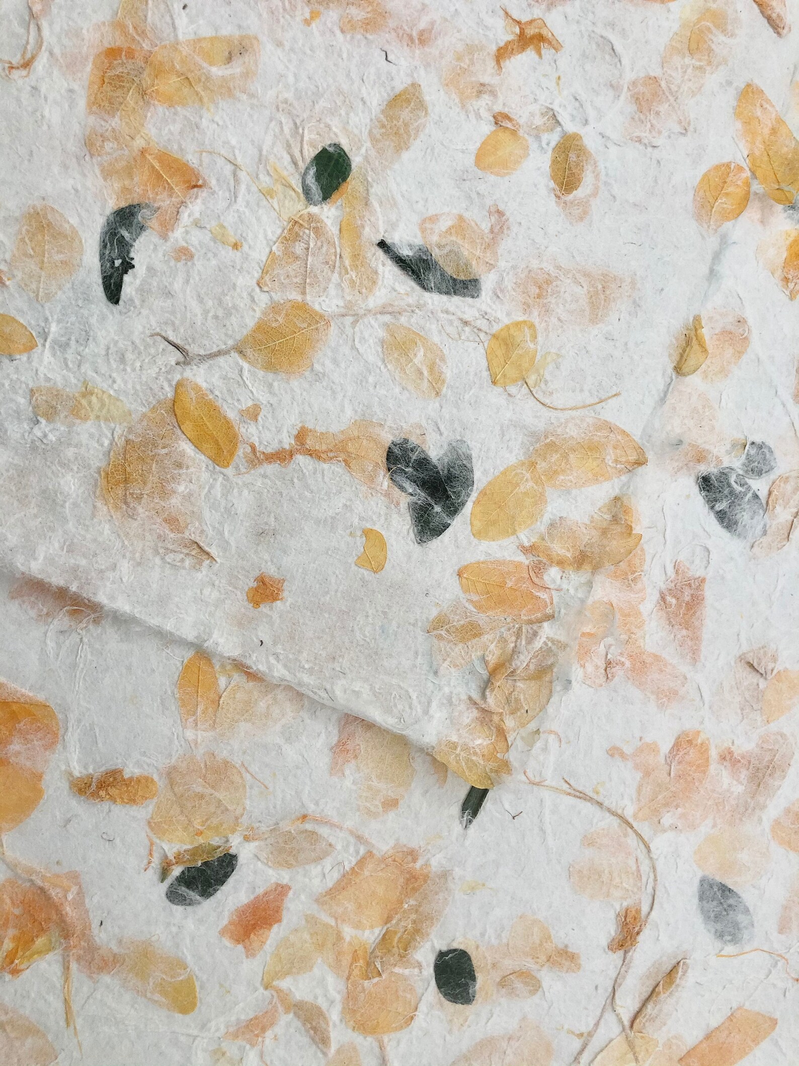 Handmade Paper Natural CRAFT PAPER Flower Petal Paper - Etsy