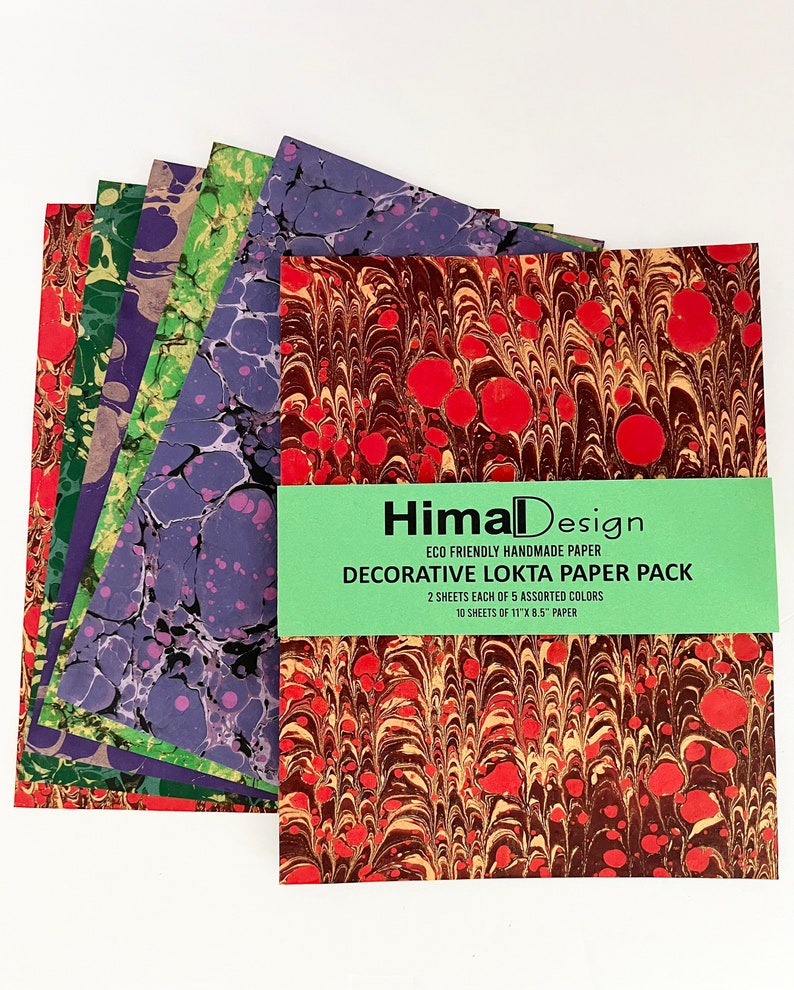 Marble Paper Scrap Pack, Craft Supply, Origami Paper, Handmade Paper ...