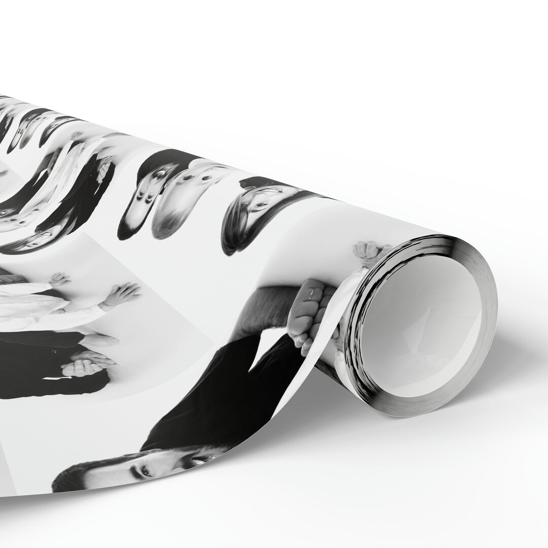 Personalized Gift Wrap, Custom Gift Paper, Custom Family Portrait Paper ...