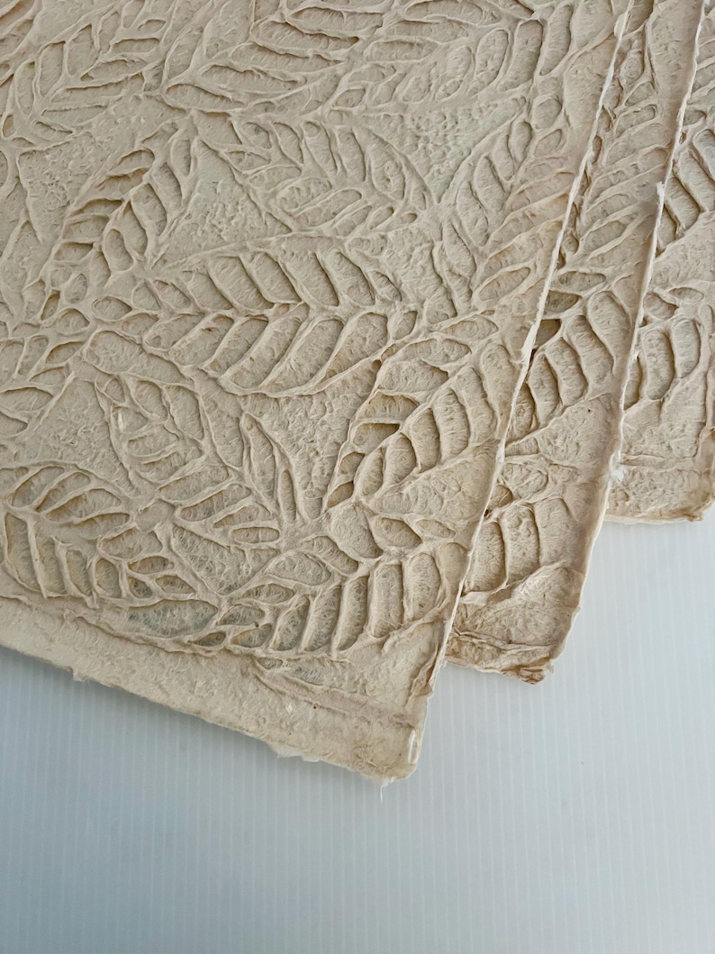 Deckle Edge Mulberry Paper Craft Supply Handmade Paper Eco Friendly ...