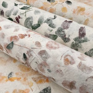 Handmade Paper Natural CRAFT PAPER Flower Petal Paper | Etsy