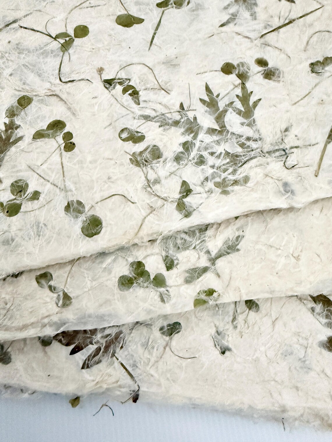 Fiber Decorative Handmade Paper, Light Natural White Colors, Eco ...