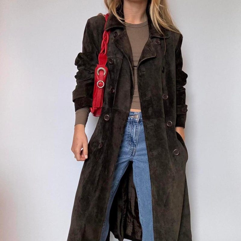 70s Suede Coats Coats - Etsy UK