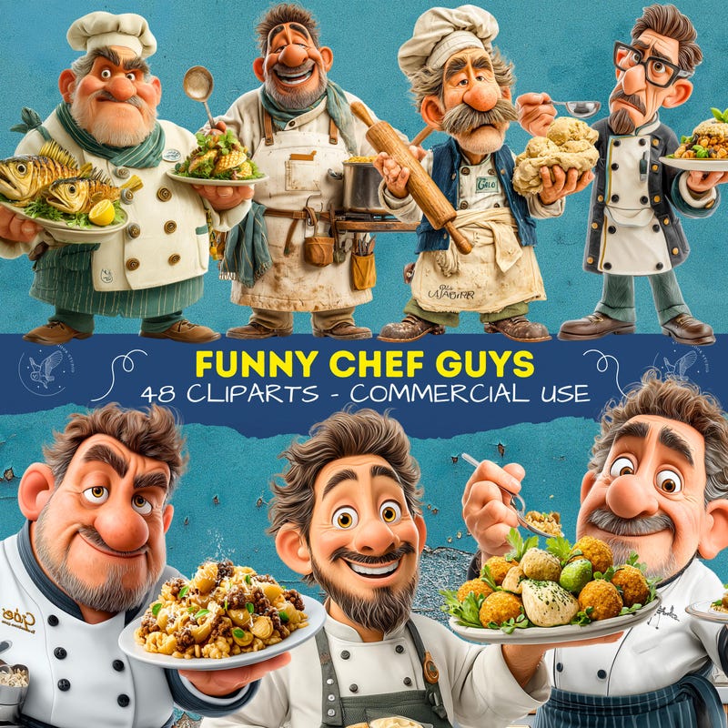 Material With Chef Design - Etsy UK