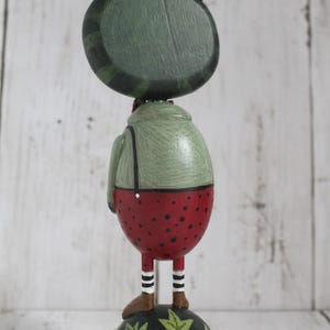 WATERMELON BOY Figurine/folk Art Collectible/art Doll - Etsy