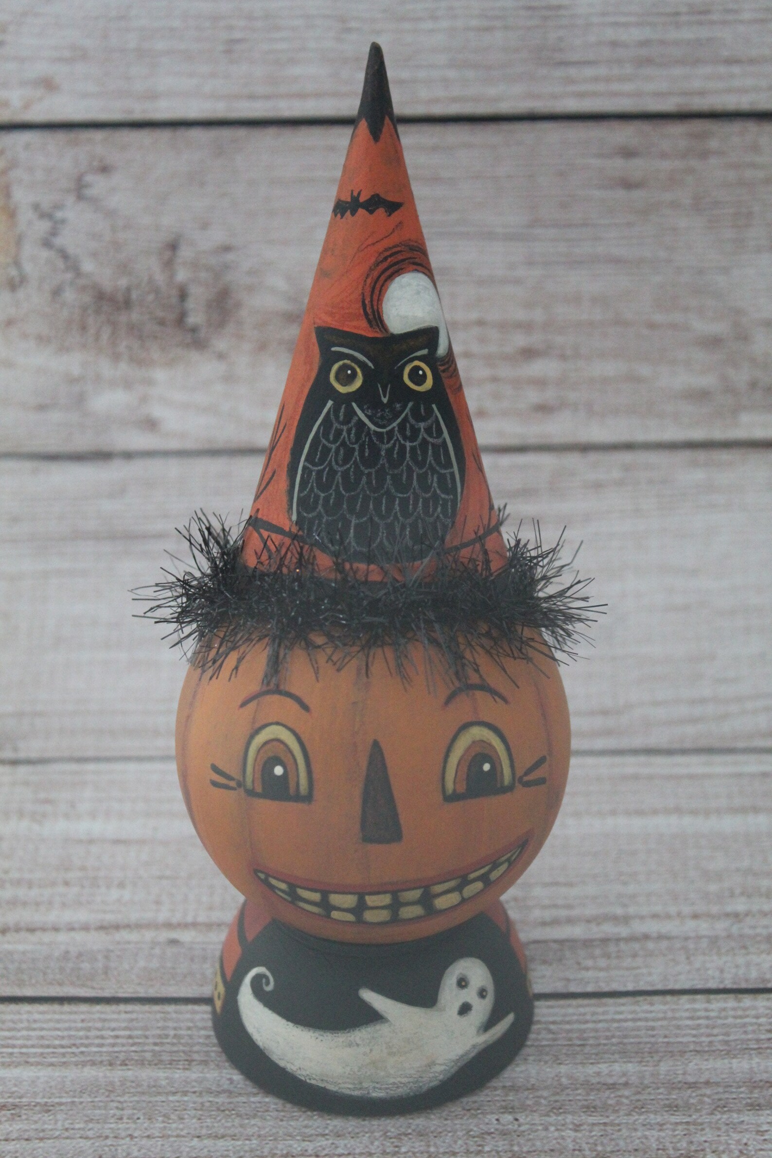 HALLOWEEN JACK O' LANTERN Collectible/ Pumpkin Man With - Etsy