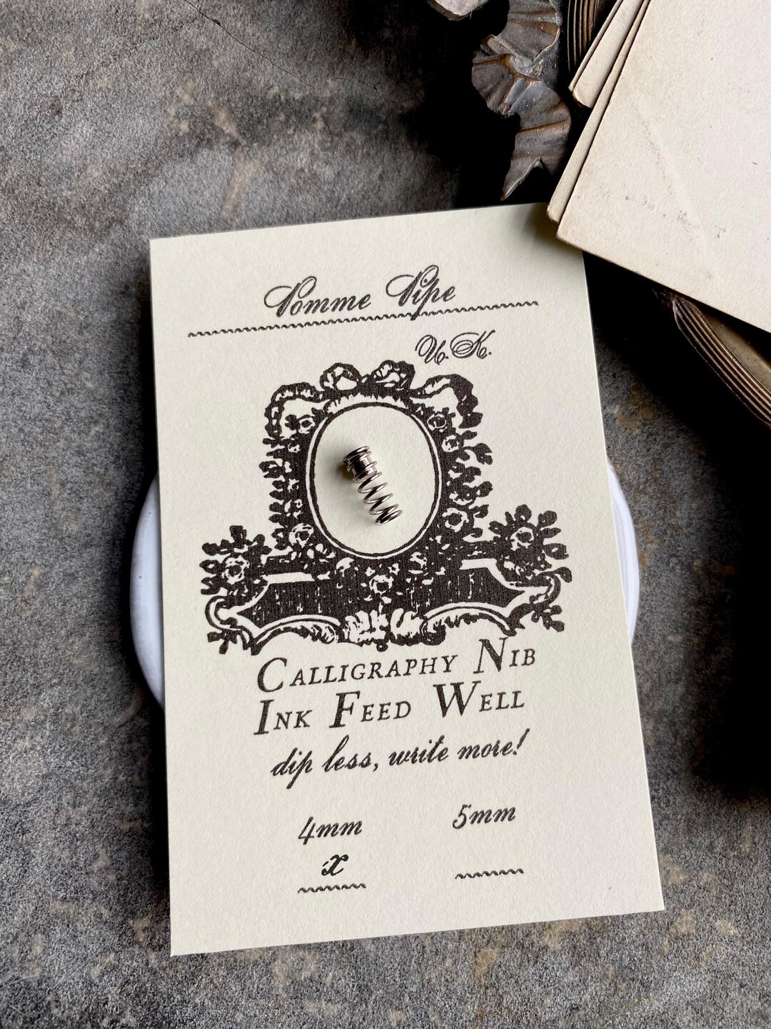 Calligraphy Nib Ink Feed Well, Calligraphy Nib Tool, Calligraphy - Etsy ...