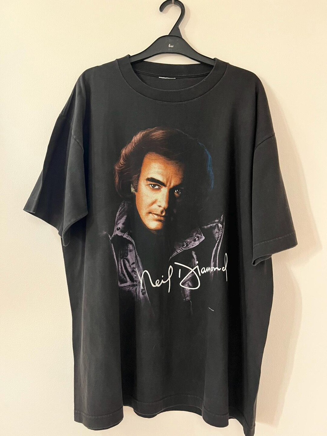 Vintage 1996 Neil Diamond US Tour T Shirt Black 90s Concert Tee XL - Etsy