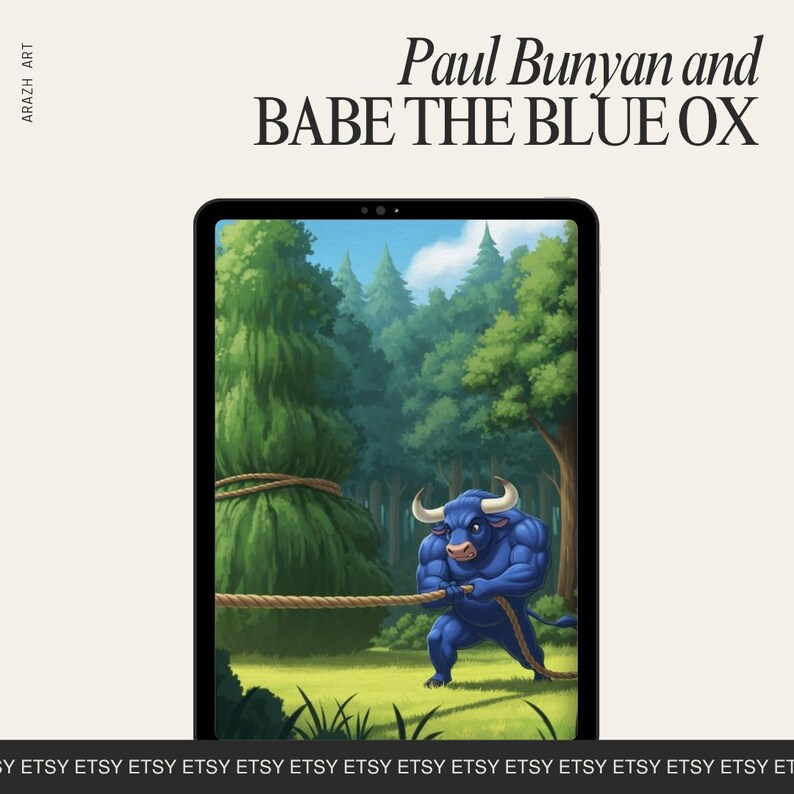 The Adventures of Paul Bunyan & Babe the Blue Ox | Classic Folklore ...