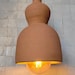Handmade Terracotta Pendant Light - Etsy