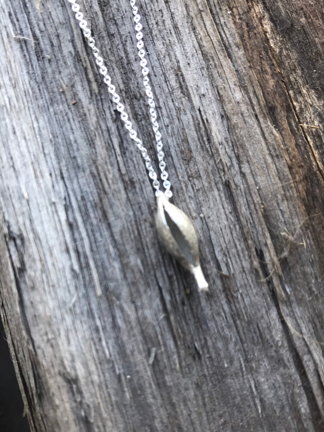 Unique Silver Present, Cast Silver Pendant, Silver Seeds, Nature Lover ...