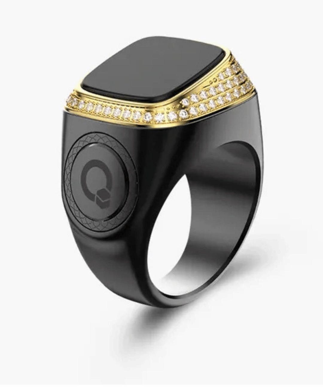 Iqibla Zikr Ring M02 Premium – Digital Tasbih Ring With 99 Swarovski ...