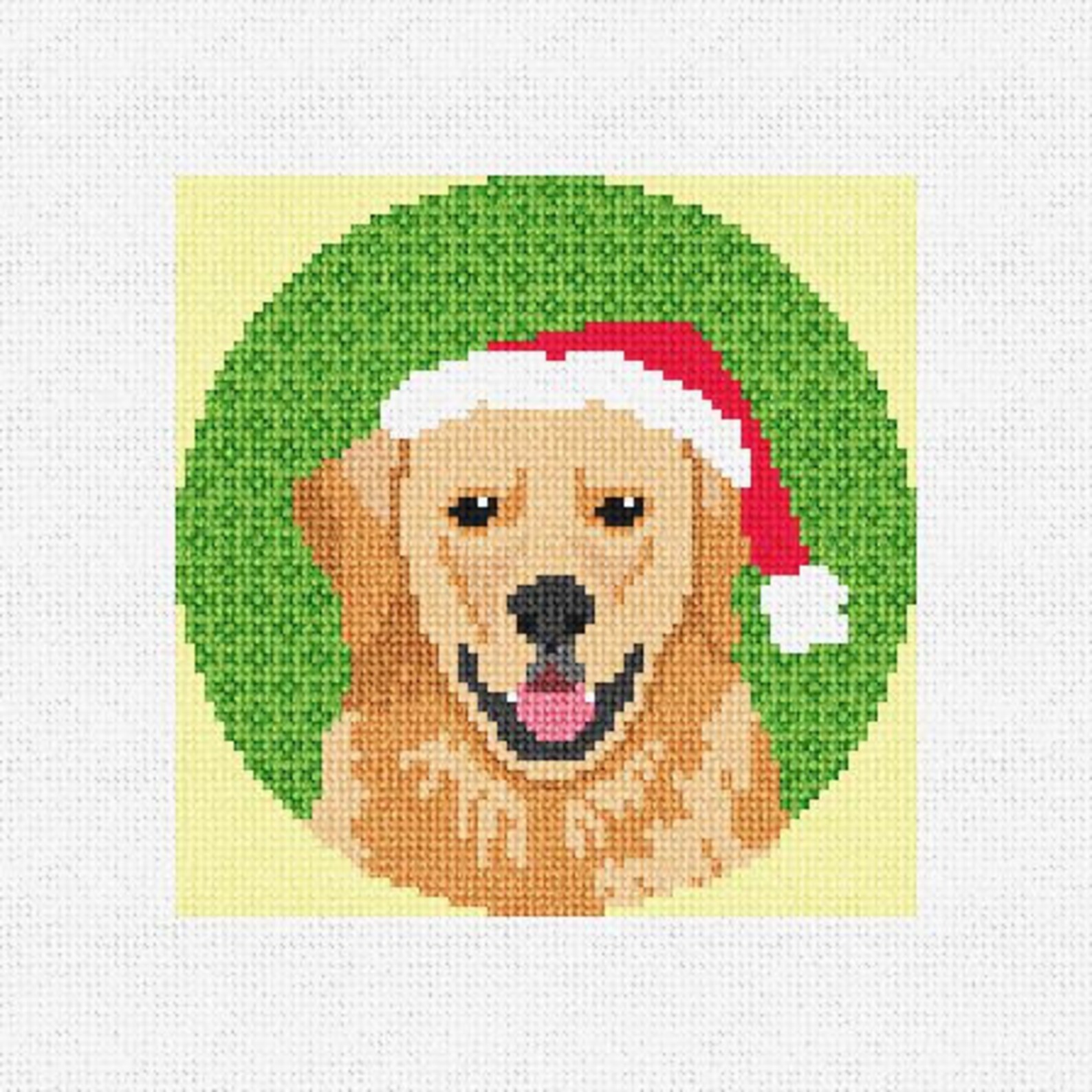 Golden Retriever Needlepoint Ornament DIY Kit - Etsy