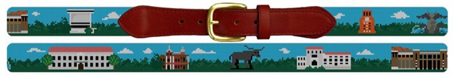 University of Texas Austin Campus Needlepoint Belt DIY Kit | Etsy