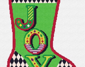 Joy Stocking Instant Download - Etsy