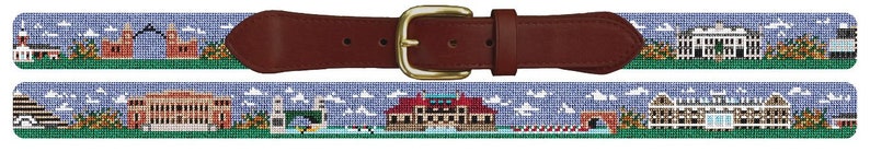 Harvard University Campus Needlepoint Belt Finished - Etsy