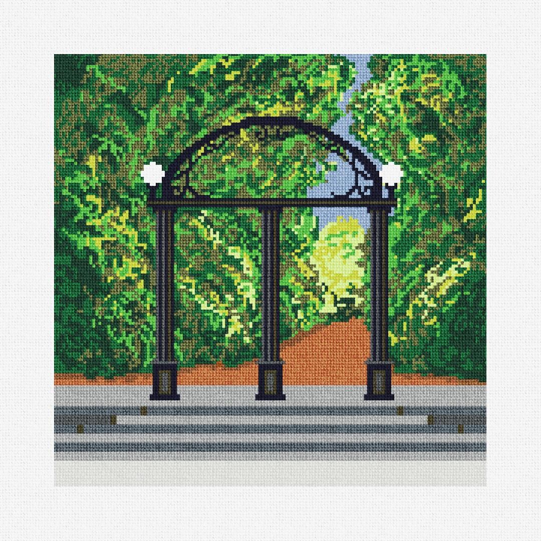 Athens Georgia Arch Needlepoint DIY Kit - Etsy