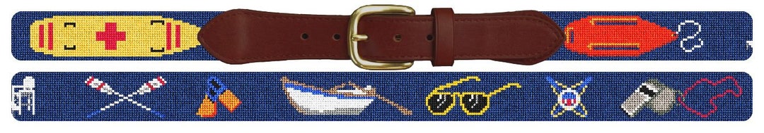Lifeguard Needlepoint Belt DIY Kit - Etsy