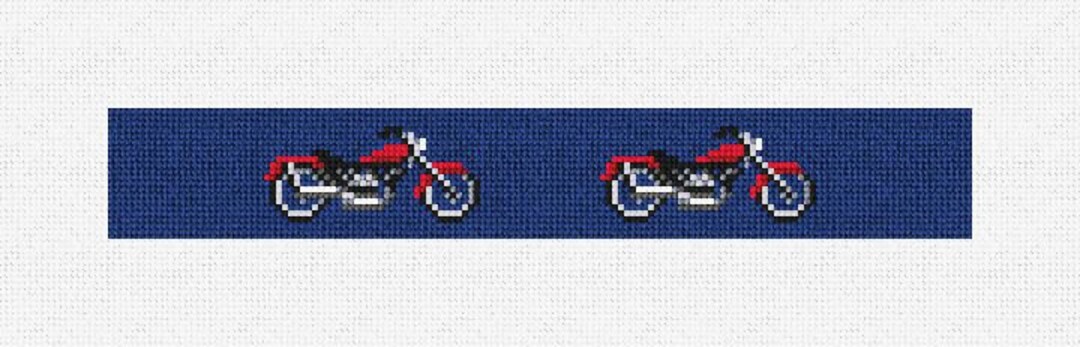 Motorcycle Needlepoint Key Fob DIY Kit - Etsy