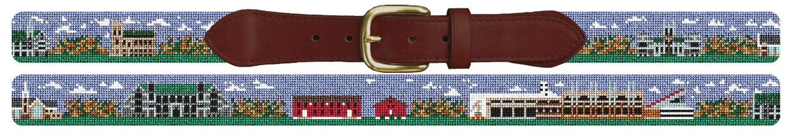 Boston College Campus Needlepoint Belt Finished - Etsy